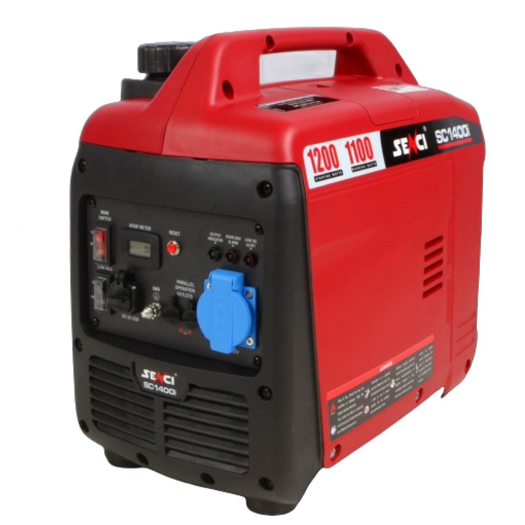 SENCI SC1400i Inverter Aggregat - Bensin - Max 1200W - Hytte ...